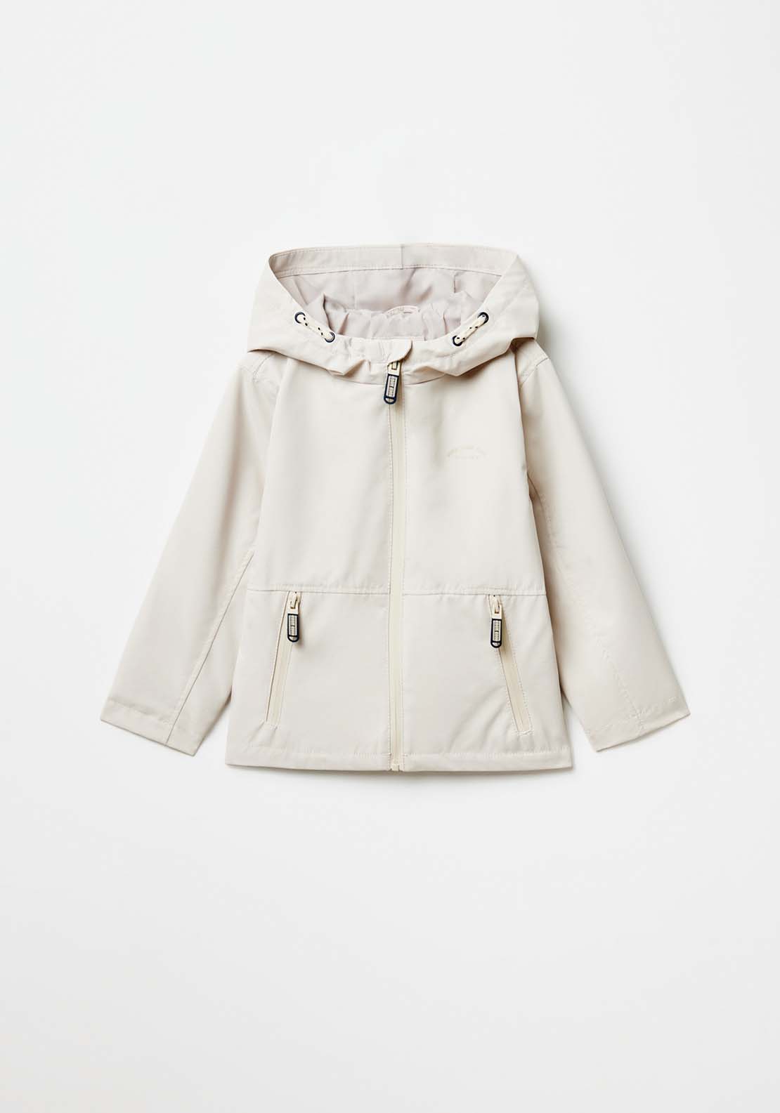Hooded windcheater - White – Shaws Department Stores