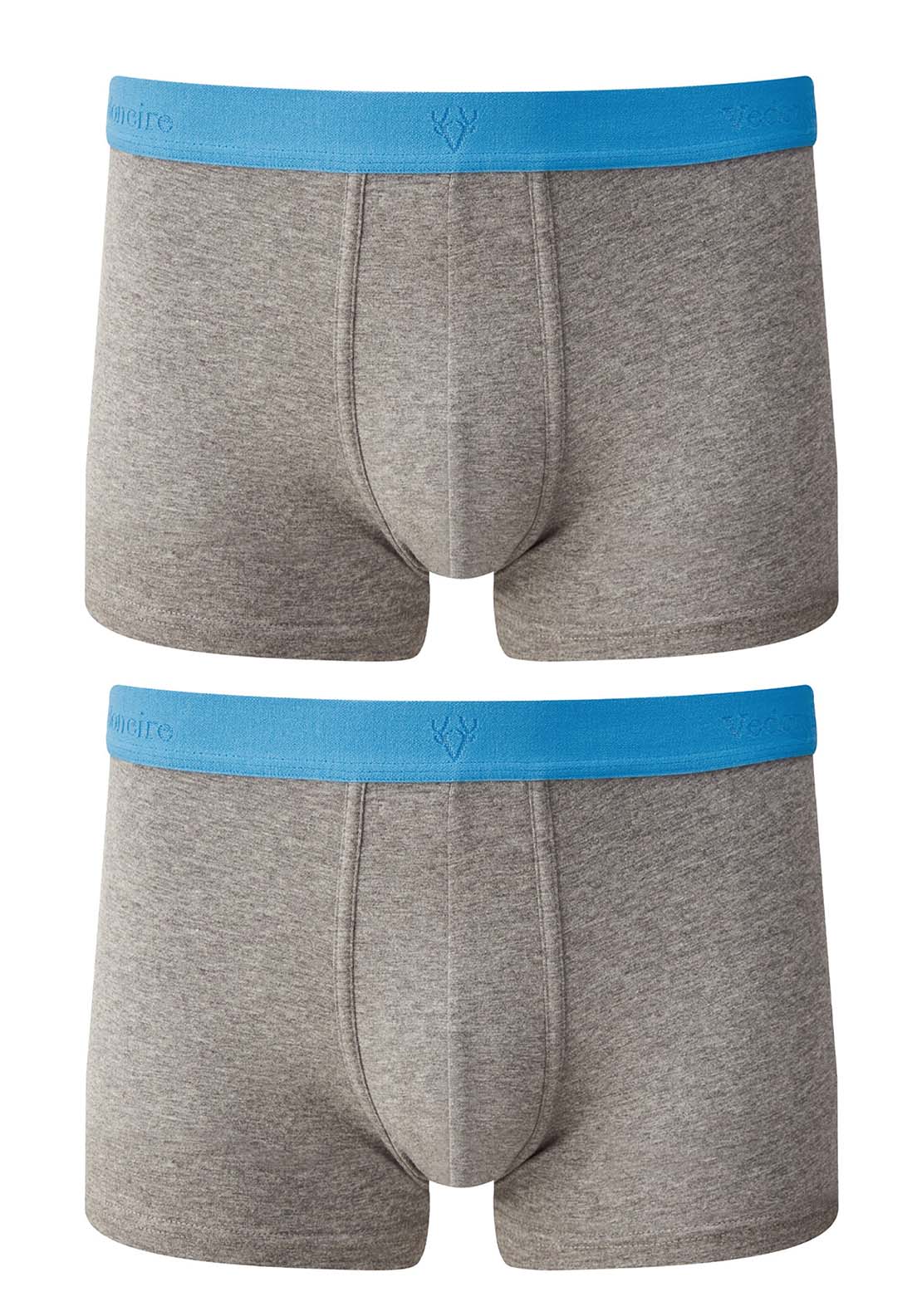 Mens Fitted Boxer Briefs 2 Pack - Grey – Shaws Department Stores