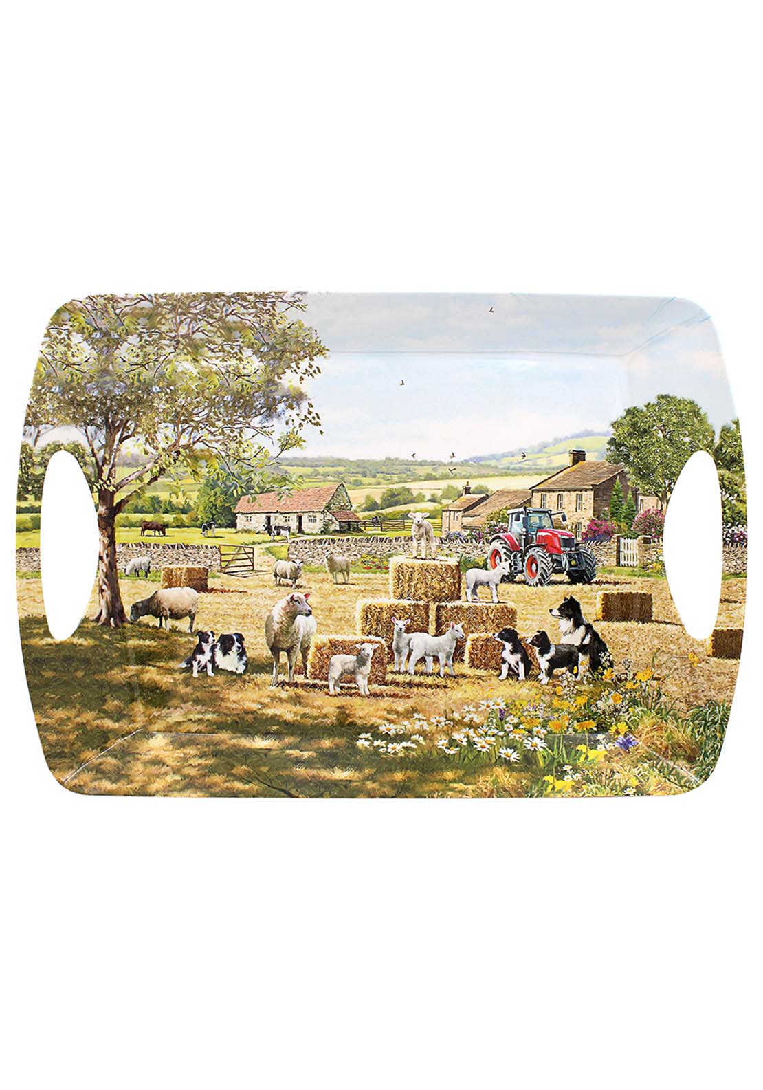 Collie & Sheep Tray Large – Shaws
