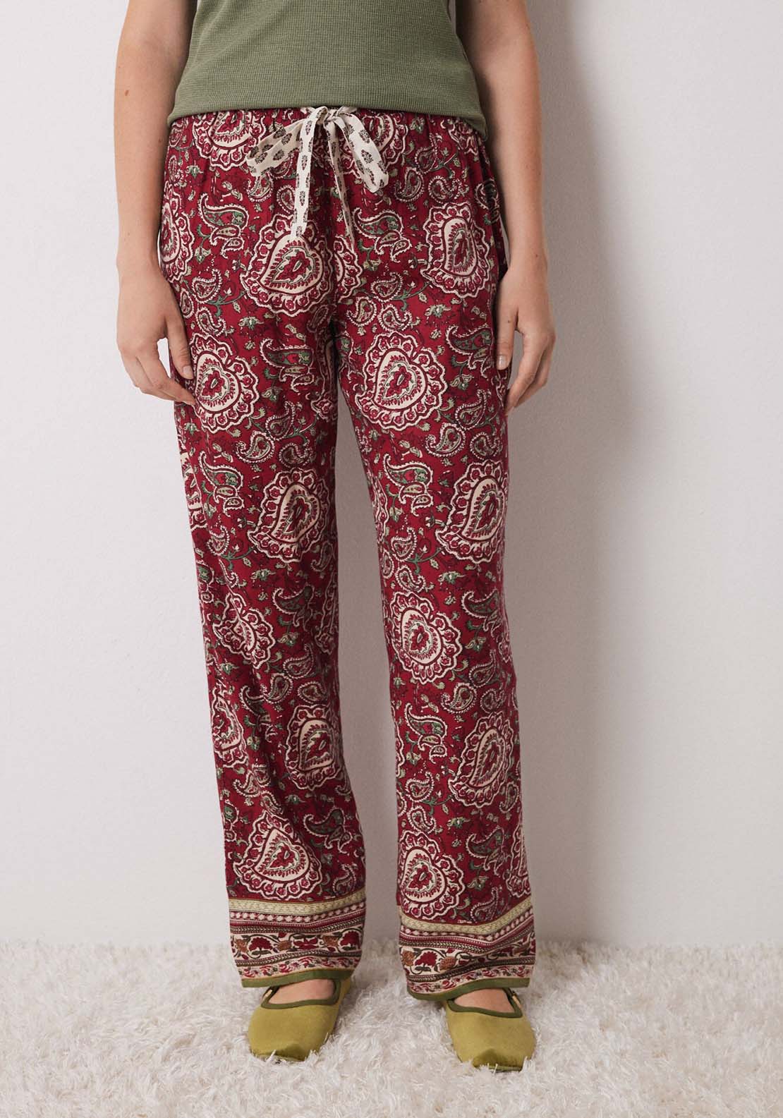 Pyjama Bottoms - Red – Shaws