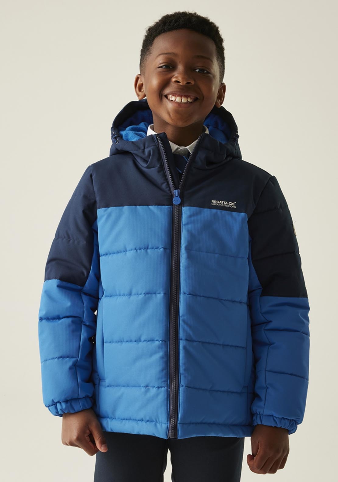 Lofthouse Hooded Coat - Blue – Shaws